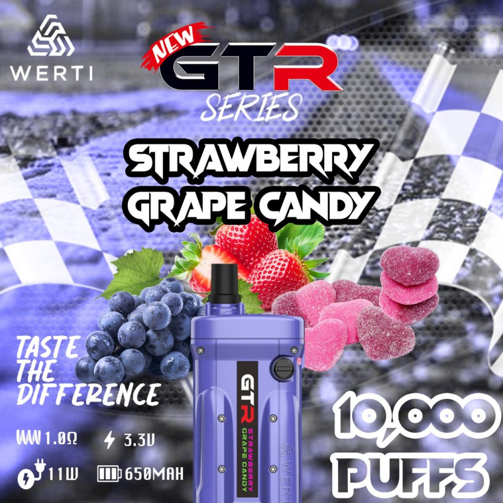 WERTI GTR 10,000 PUFF DISPOSABLE - Vape Pod Wholesale Malaysia