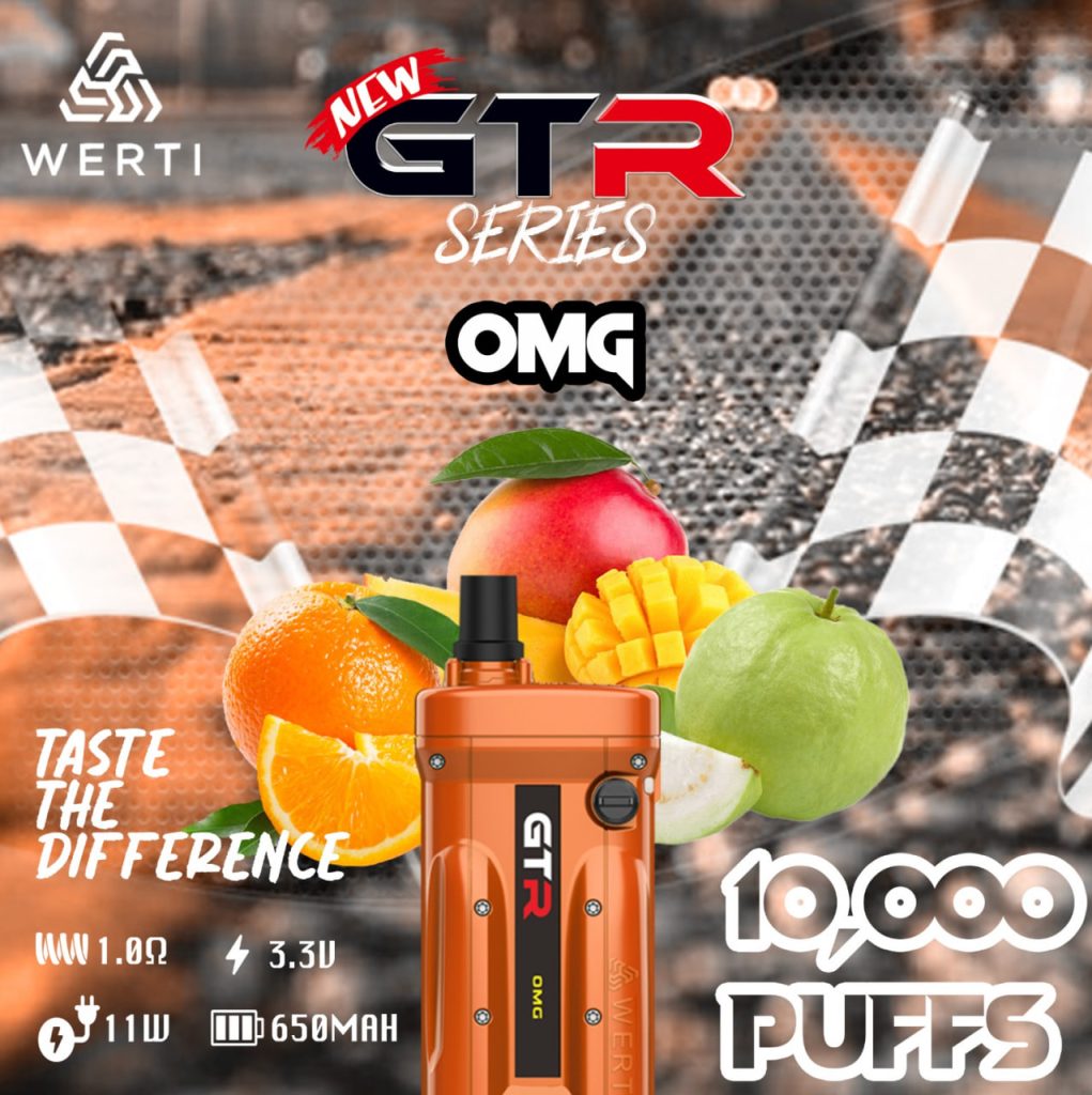 WERTI GTR 10,000 PUFF DISPOSABLE - Vape Pod Wholesale Malaysia